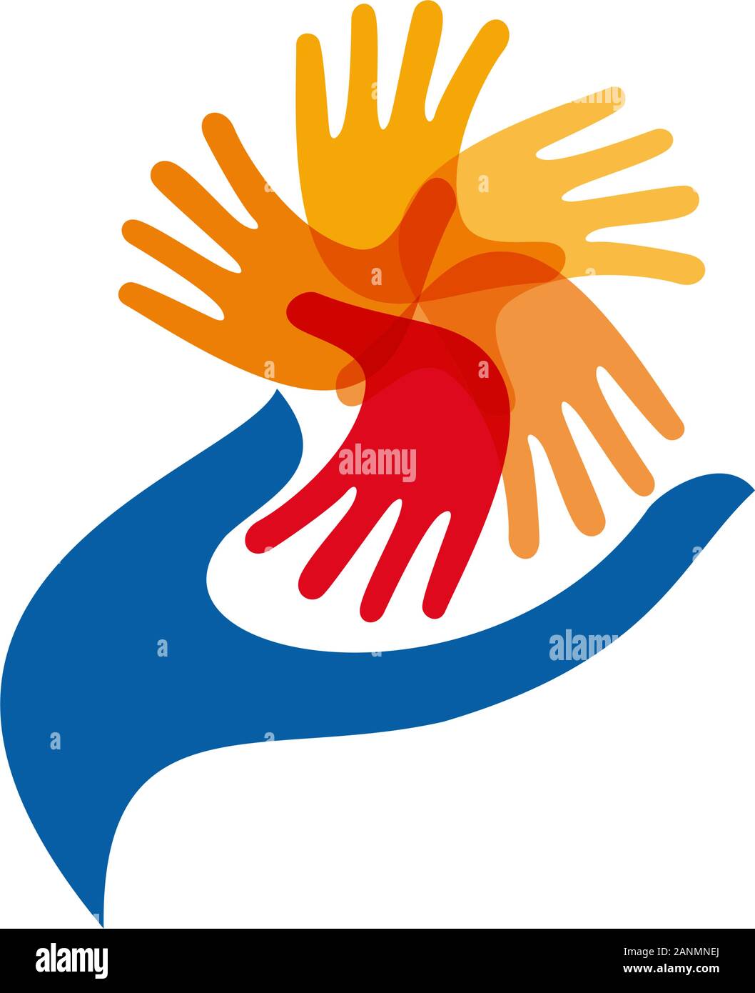 Vector sign Colorful Teamwork rainbow Stock Vector Image & Art - Alamy