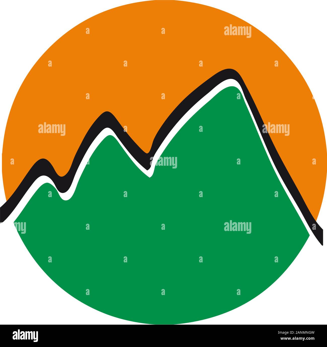 Vector sign abstract mountain Stock Vector Image & Art - Alamy