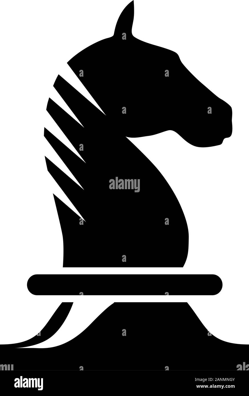 Vector sign horse of chess Stock Vector Image & Art - Alamy