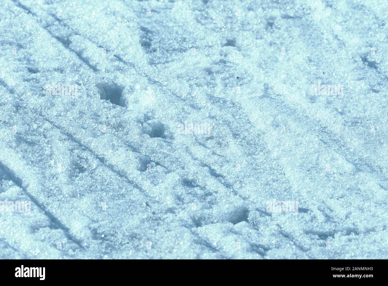 Wet spring snow texture hi-res stock photography and images - Alamy