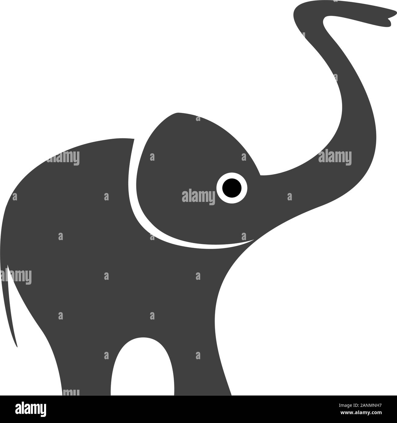 Simple Vector sign elephant Stock Vector Image & Art - Alamy