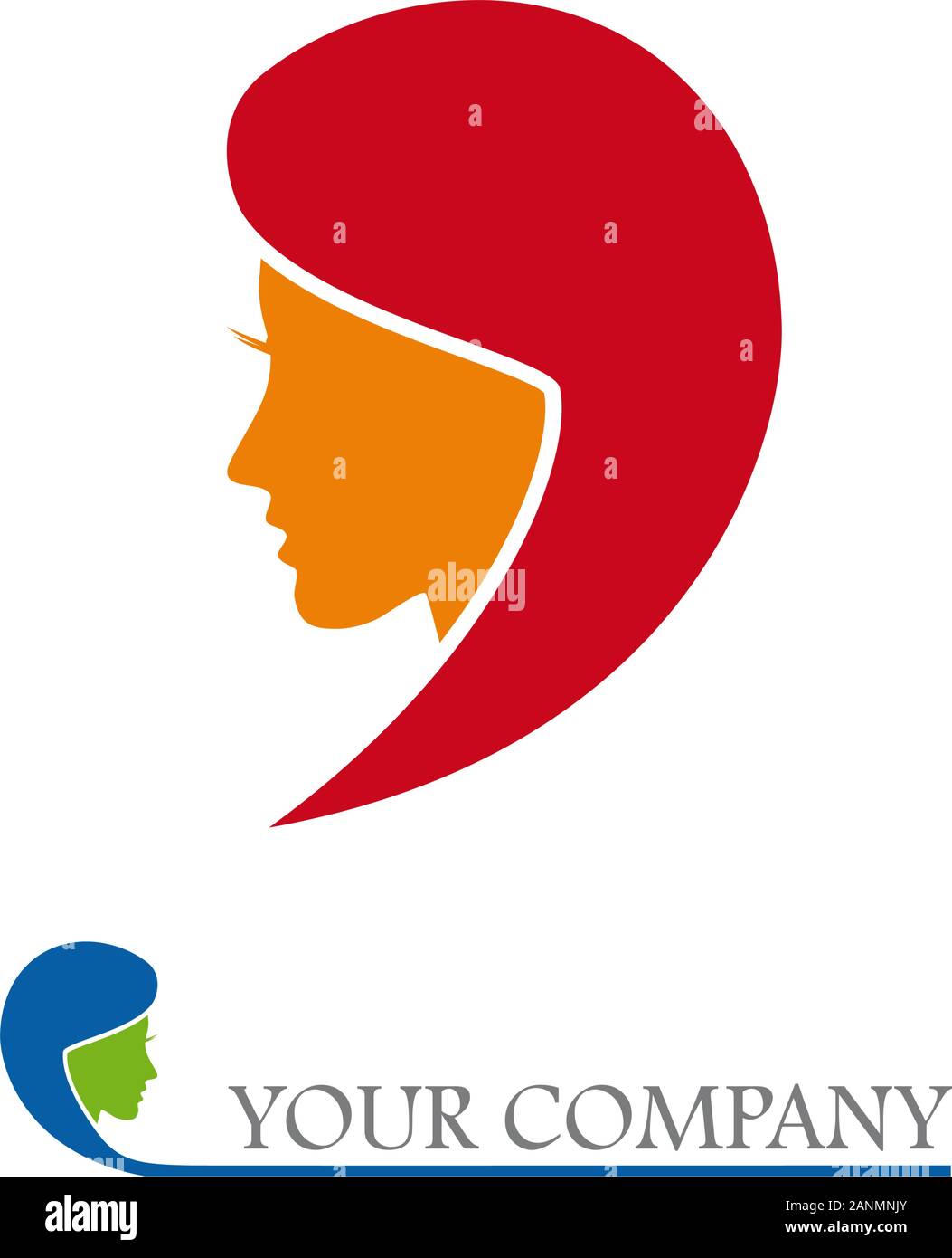 Vector sign beauty hair Stock Vector Image & Art - Alamy