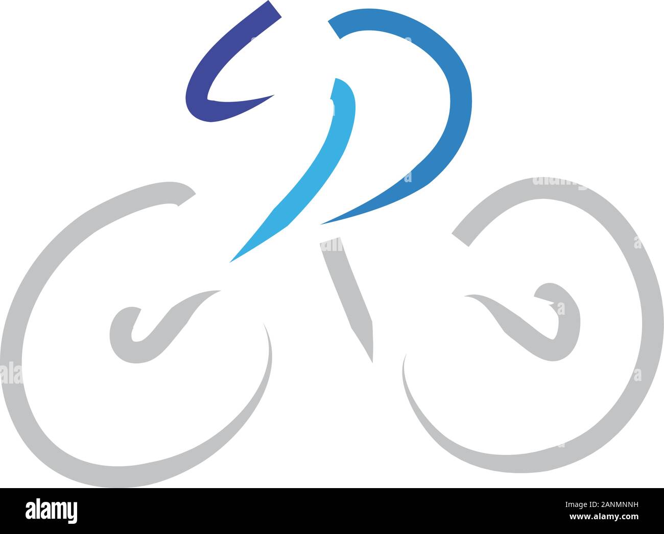 Vector sign abstract bicycle Stock Vector Image & Art - Alamy