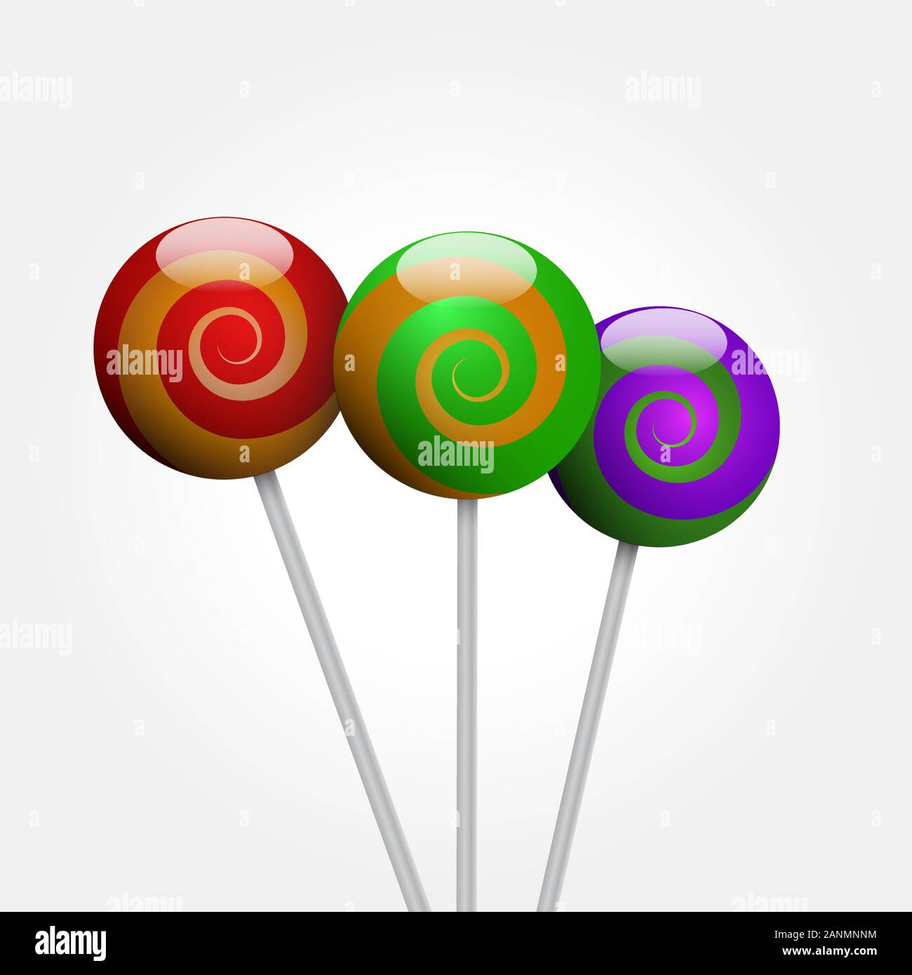 Vector colored lollipop Stock Vector Image & Art - Alamy