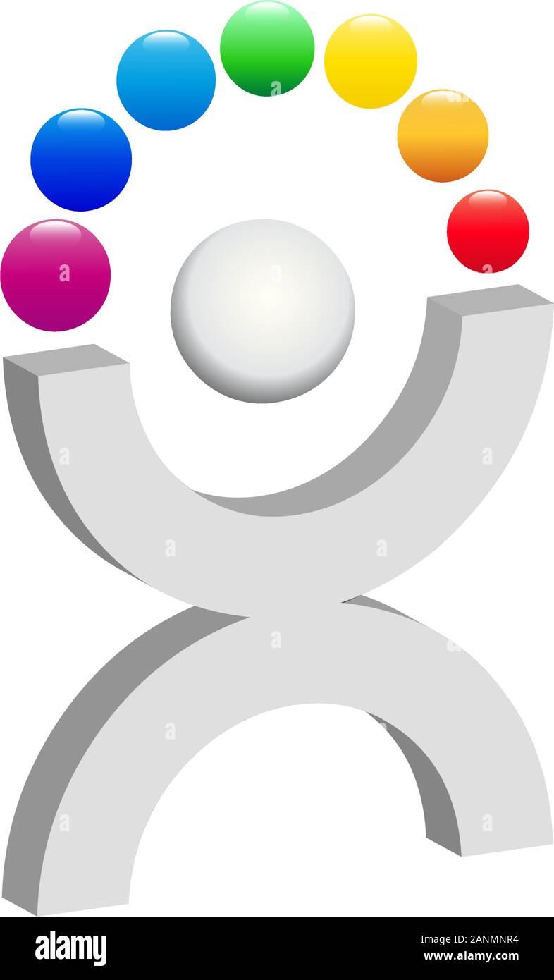 Vector sign juggling with balls Stock Vector Image & Art - Alamy