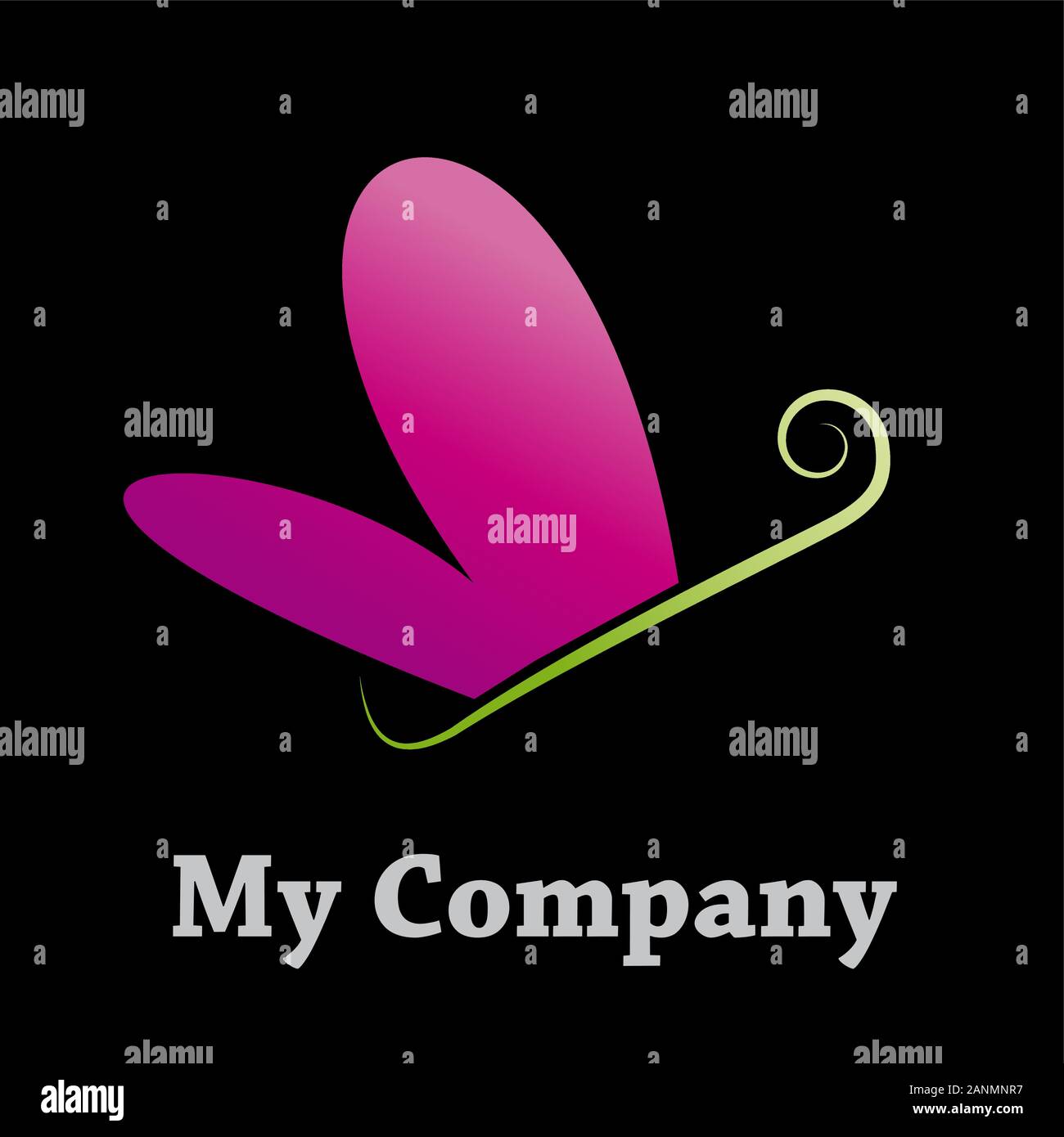 Vector sign abstract butterfly Stock Vector Image & Art - Alamy