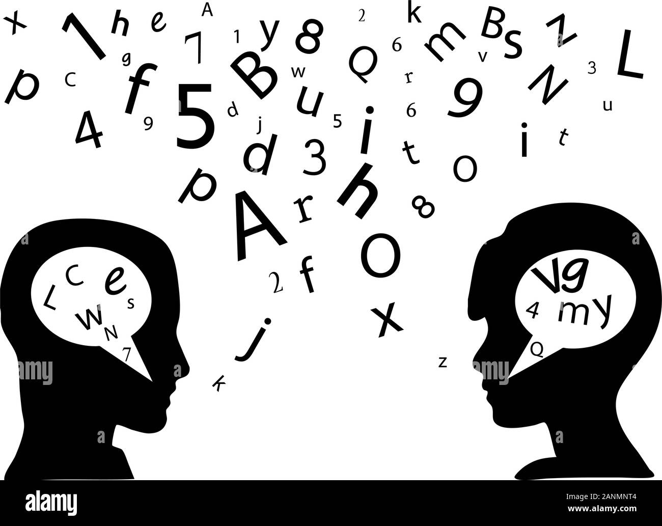 Lack of communication Black and White Stock Photos & Images - Alamy