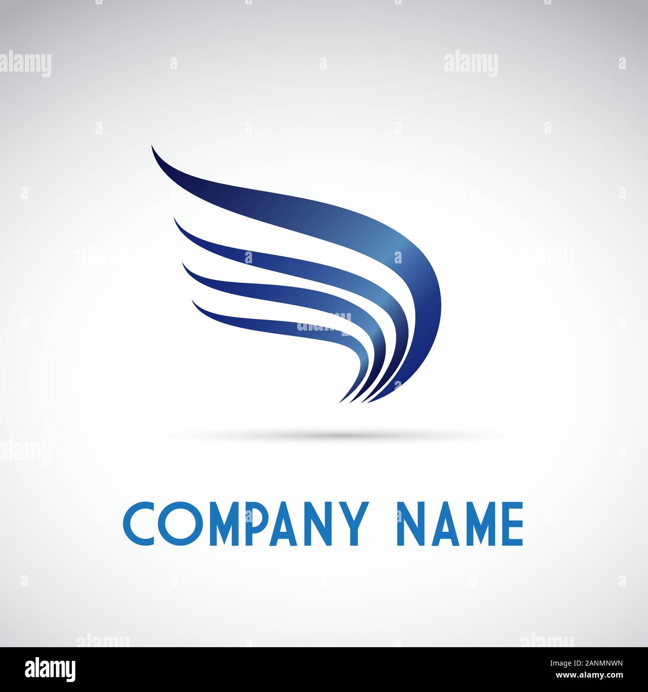 Vector sign abstract wings Stock Vector Image & Art - Alamy