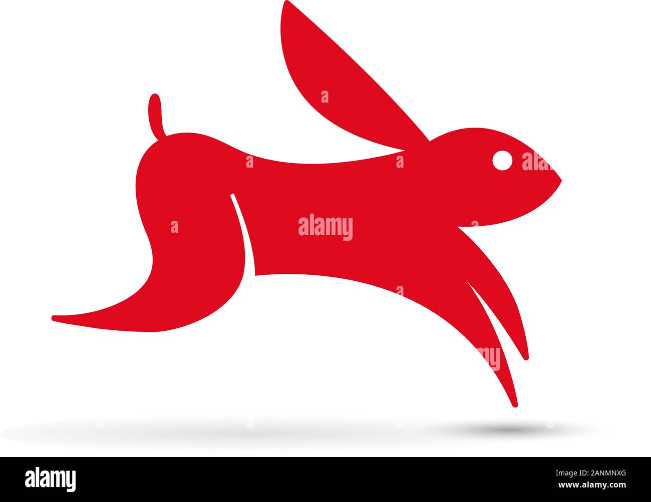 Vector sign abstract hare Stock Vector Image & Art - Alamy