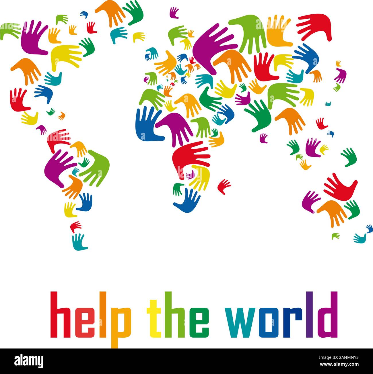 Vector illustration friendship world Stock Vector Image & Art - Alamy