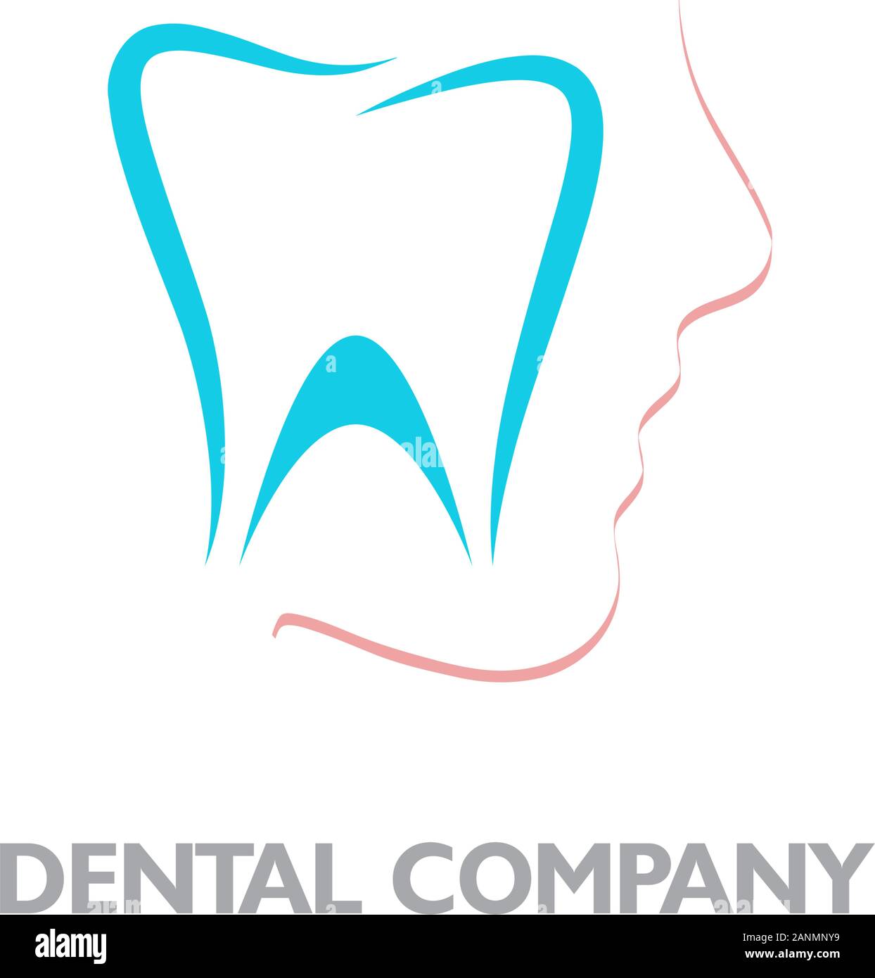Vector sign dentist, blue tooth and pink face Stock Vector Image & Art ...
