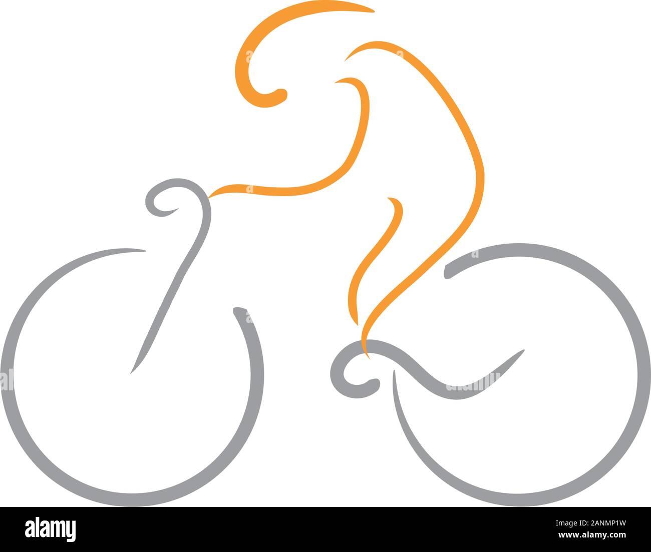 Vector sign abstract bicycle Stock Vector Image & Art - Alamy