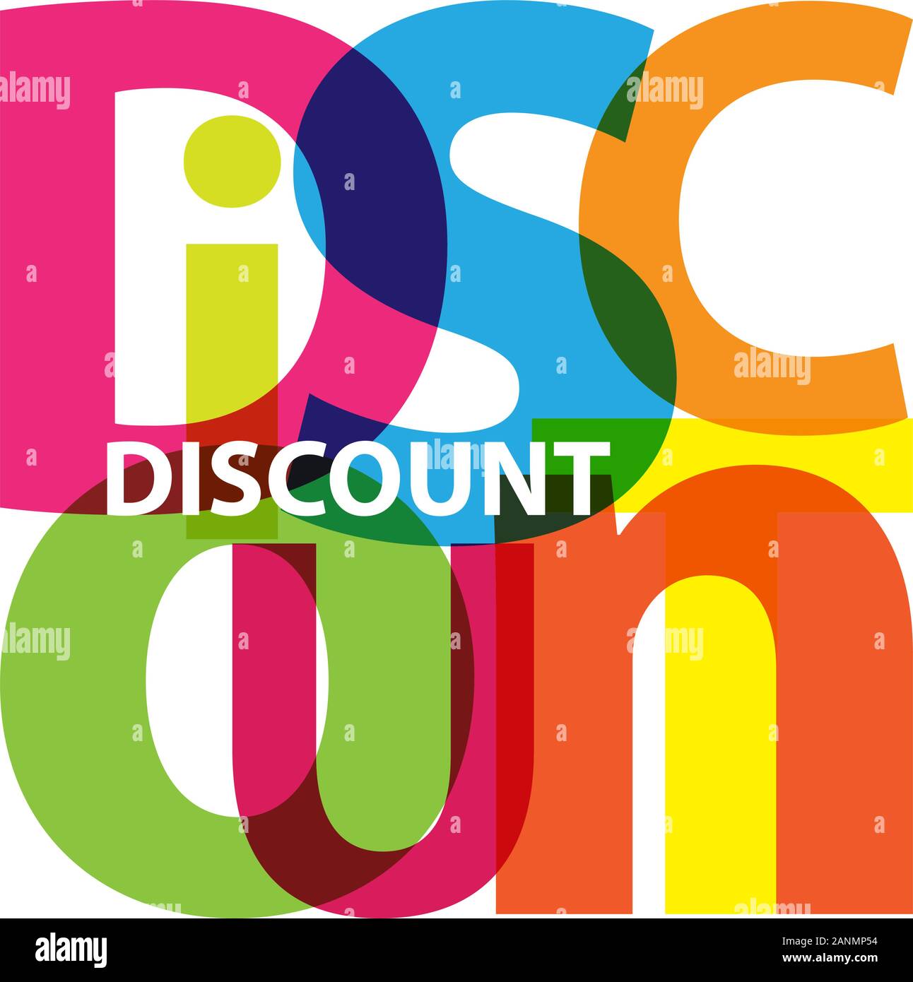 Vector discount. Broken text Stock Vector Image & Art - Alamy