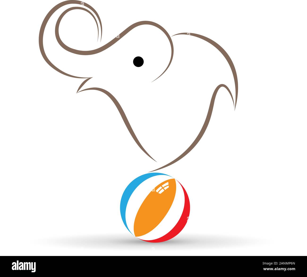 Brand logo on globe Cut Out Stock Images & Pictures - Alamy