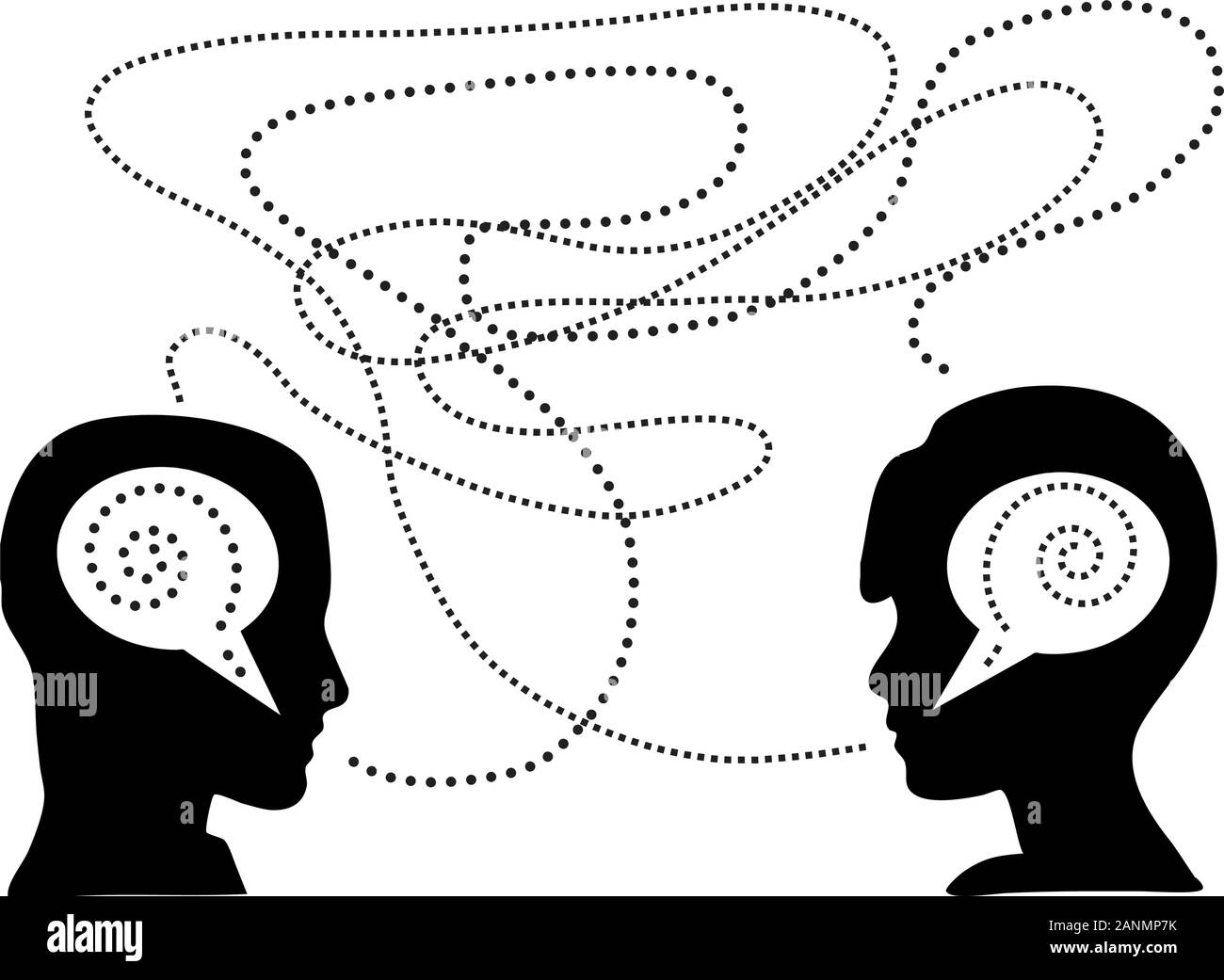 Lack Of Communication Black and White Stock Photos & Images - Alamy