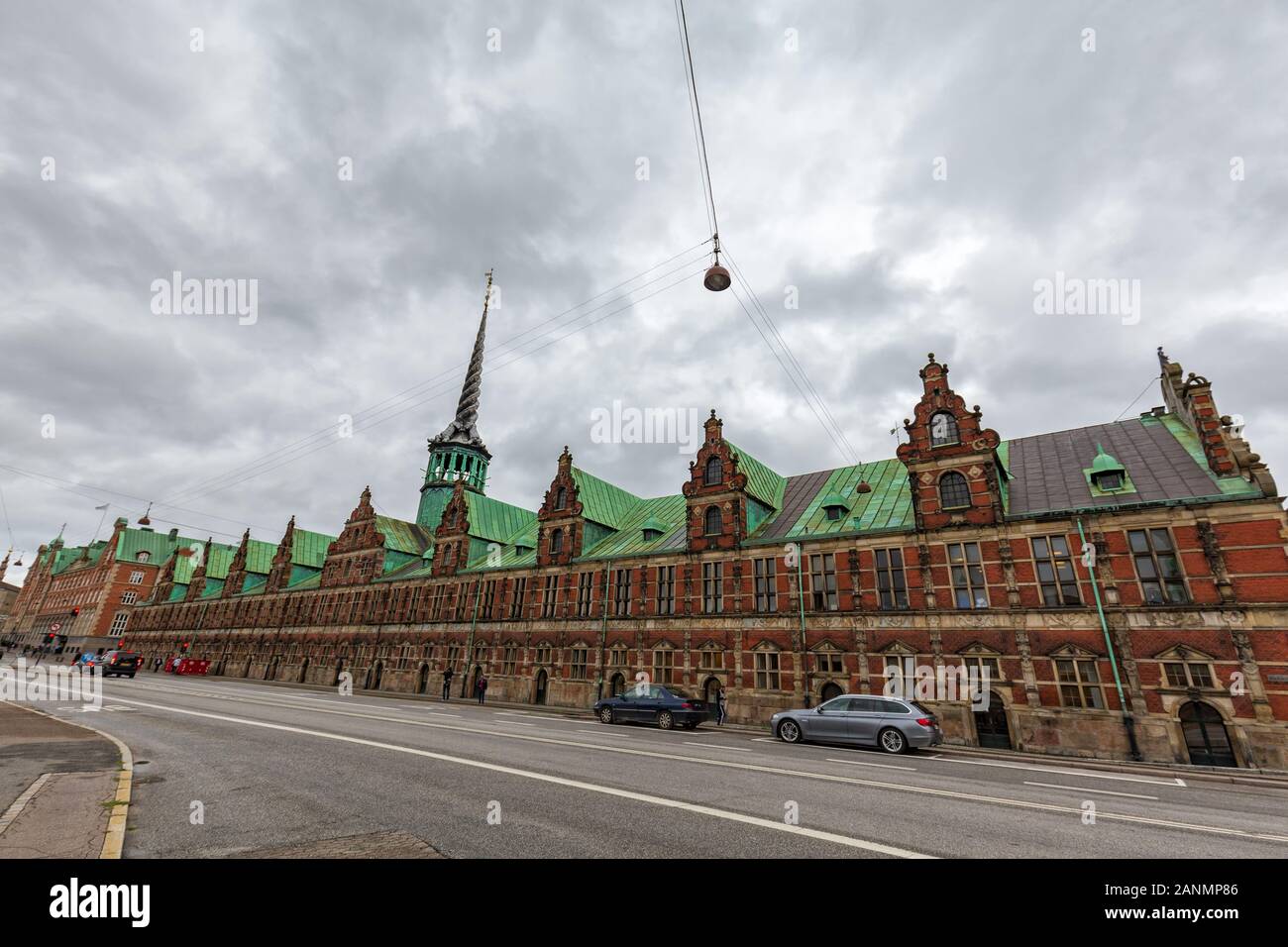 Spiral tower stock exchange copenhagen hi-res stock photography and ...