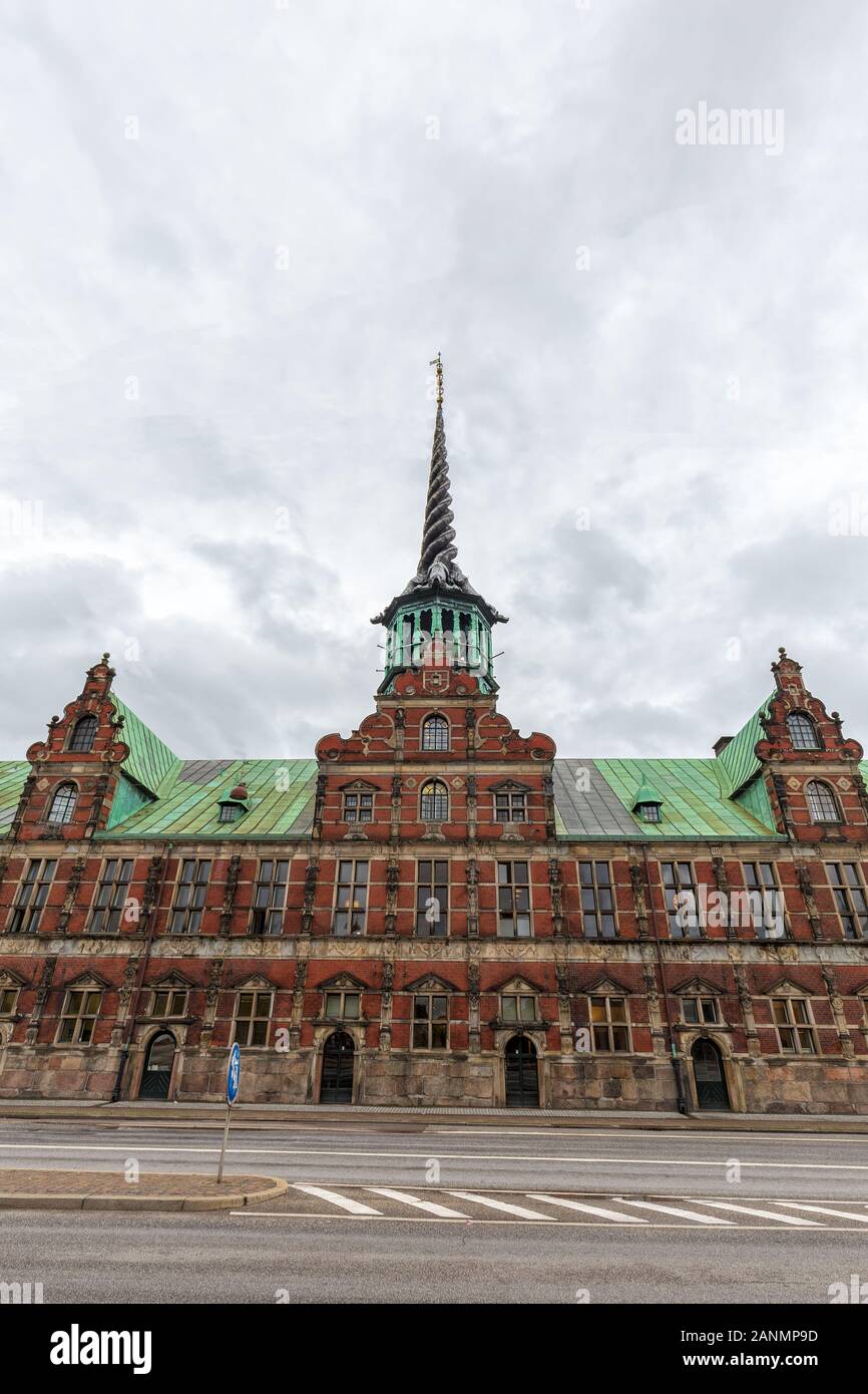 Spiral tower stock exchange copenhagen hi-res stock photography and ...