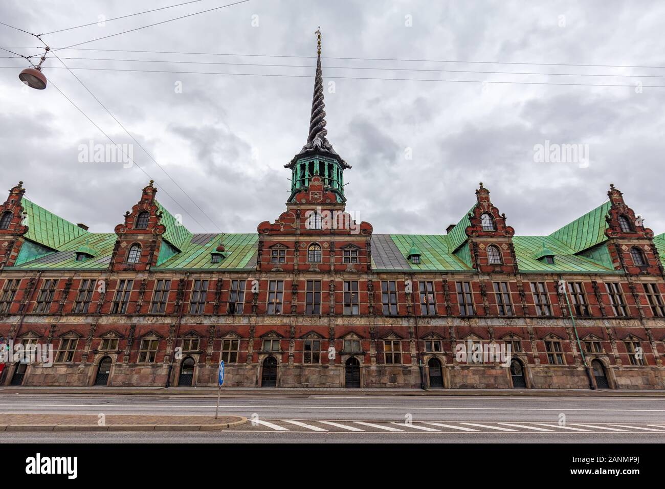 Spiral tower stock exchange copenhagen hi-res stock photography and ...