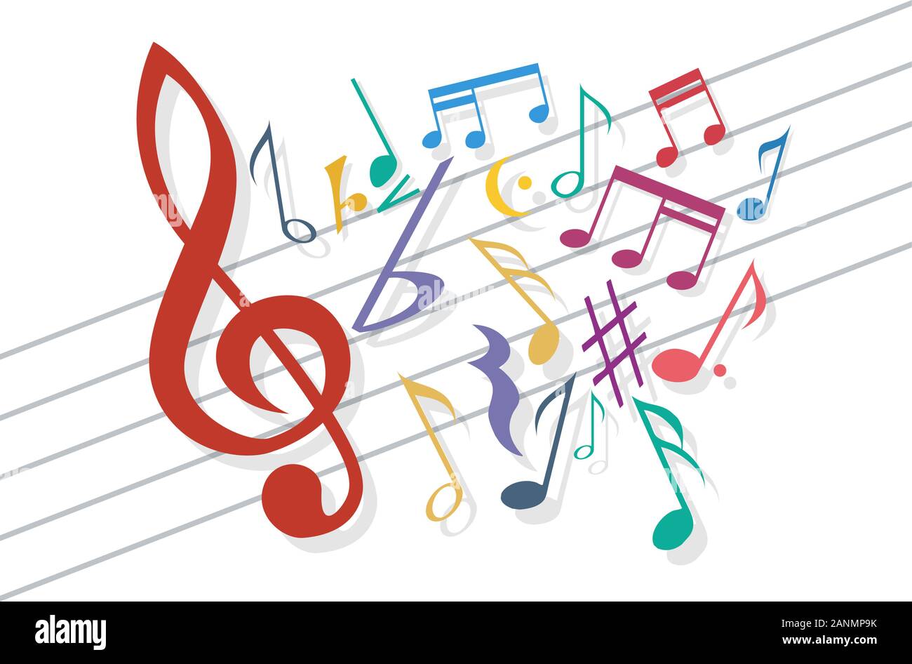Vector musical background Stock Vector Image & Art - Alamy