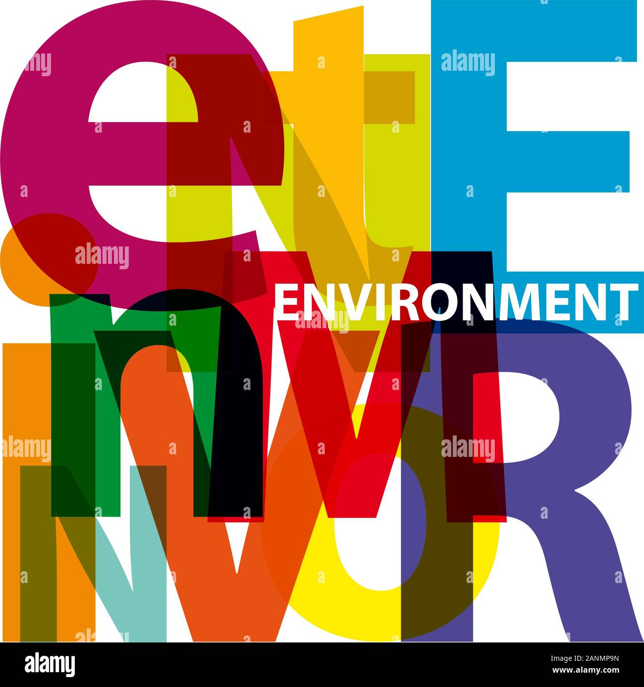 Vector environment. Broken text Stock Vector Image & Art - Alamy