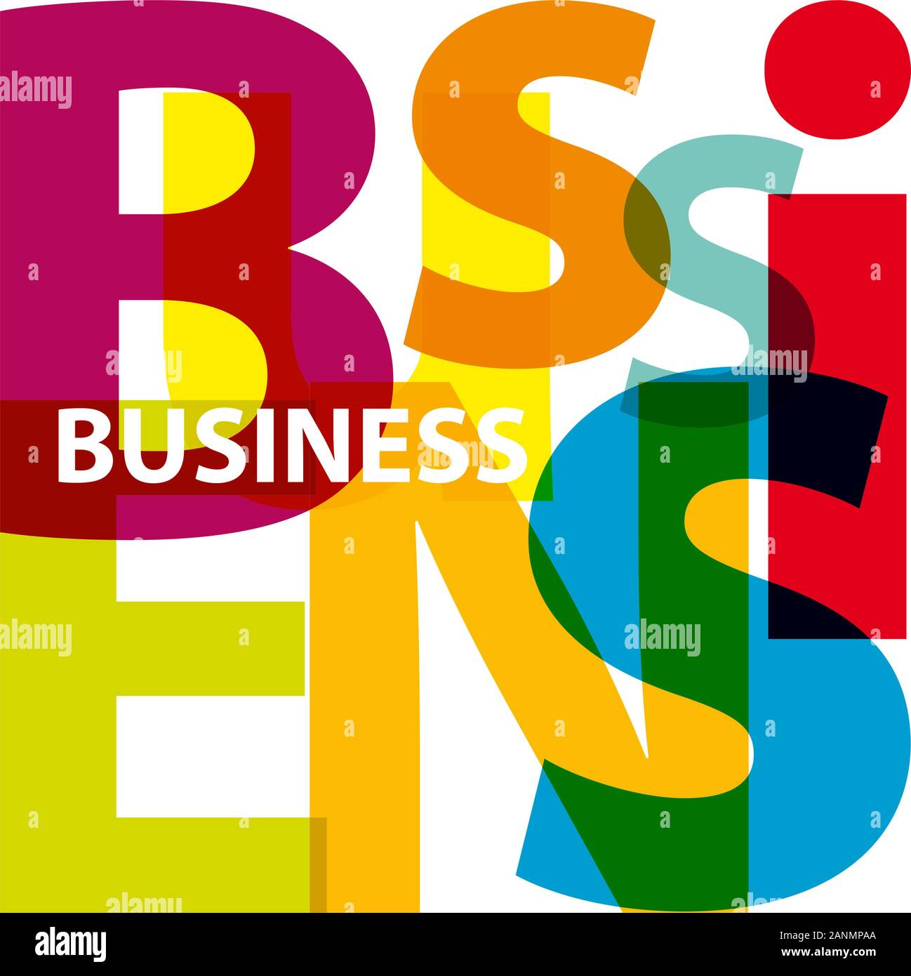 Vector business. Broken text Stock Vector Image & Art - Alamy