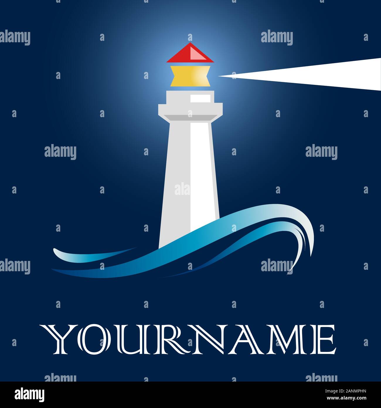 Navy lighthouse Stock Vector Images - Alamy