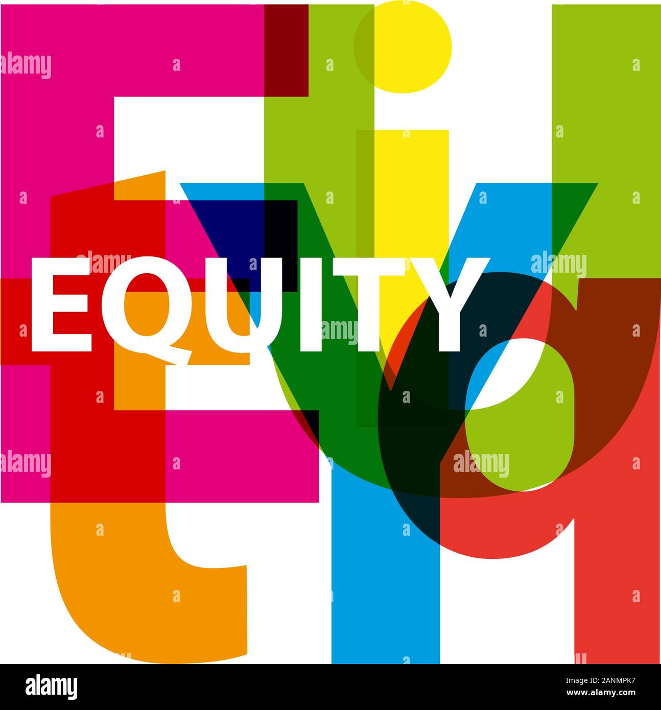 Vector equity. Broken text Stock Vector Image & Art - Alamy