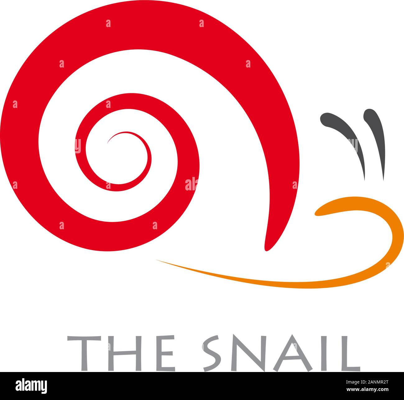 Vector sign abstract snail Stock Vector Image & Art - Alamy