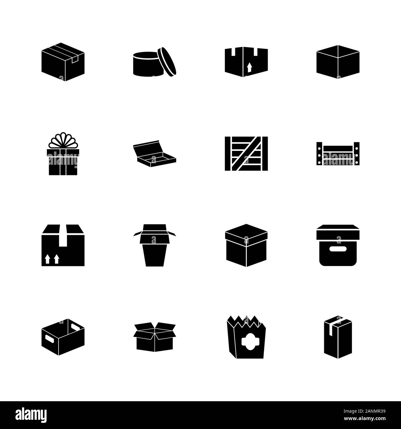 Cardboard crates Cut Out Stock Images & Pictures - Alamy