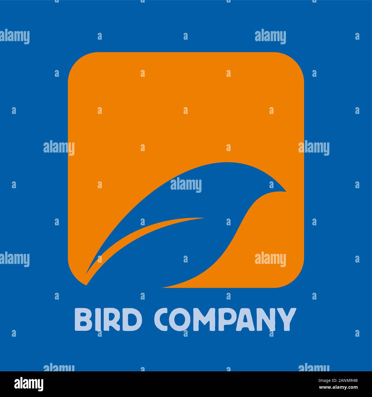 vector abstract sign bird on branch Stock Vector Image & Art - Alamy