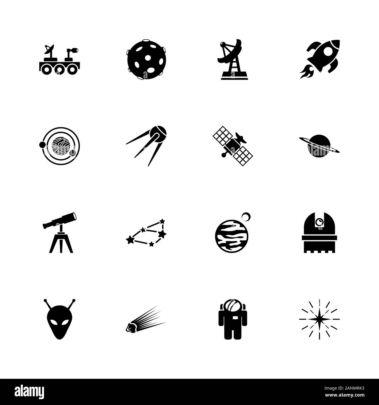 Moon orbiting jupiter Stock Vector Images - Alamy