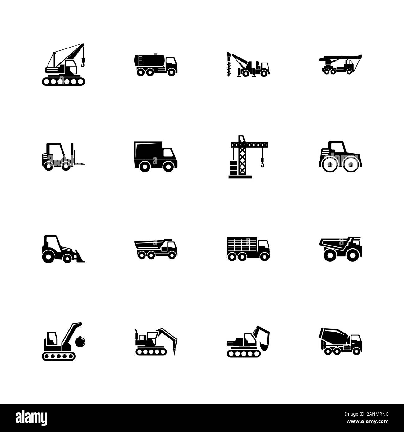 Construction Vehicle Icons