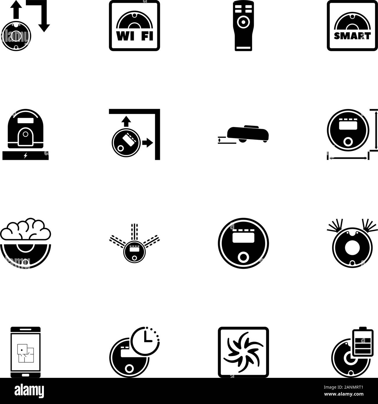 Robot Vacuum Cleaners icons - Expand to any size - Change to any colour ...