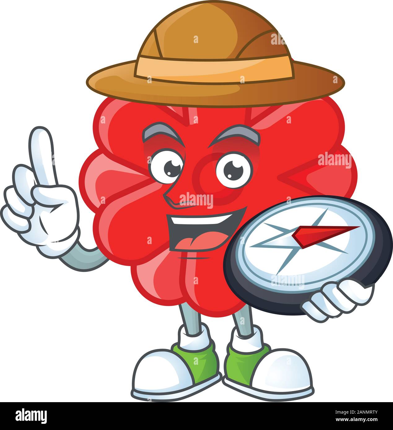 Colored compass rose Cut Out Stock Images & Pictures - Alamy