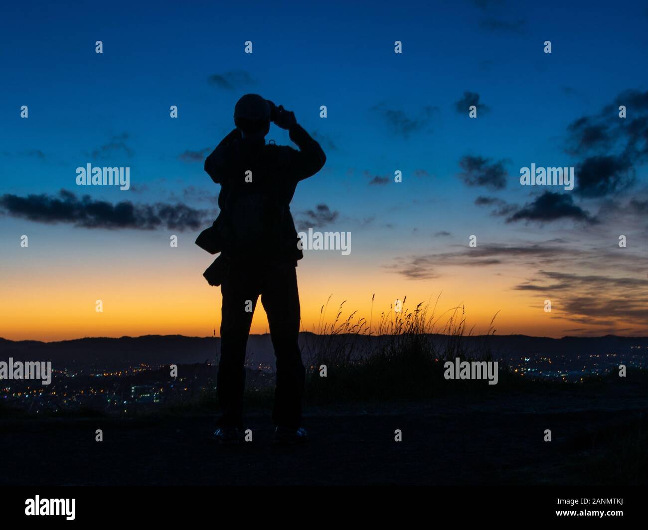 Auckland volcano mount eden hi-res stock photography and images - Alamy