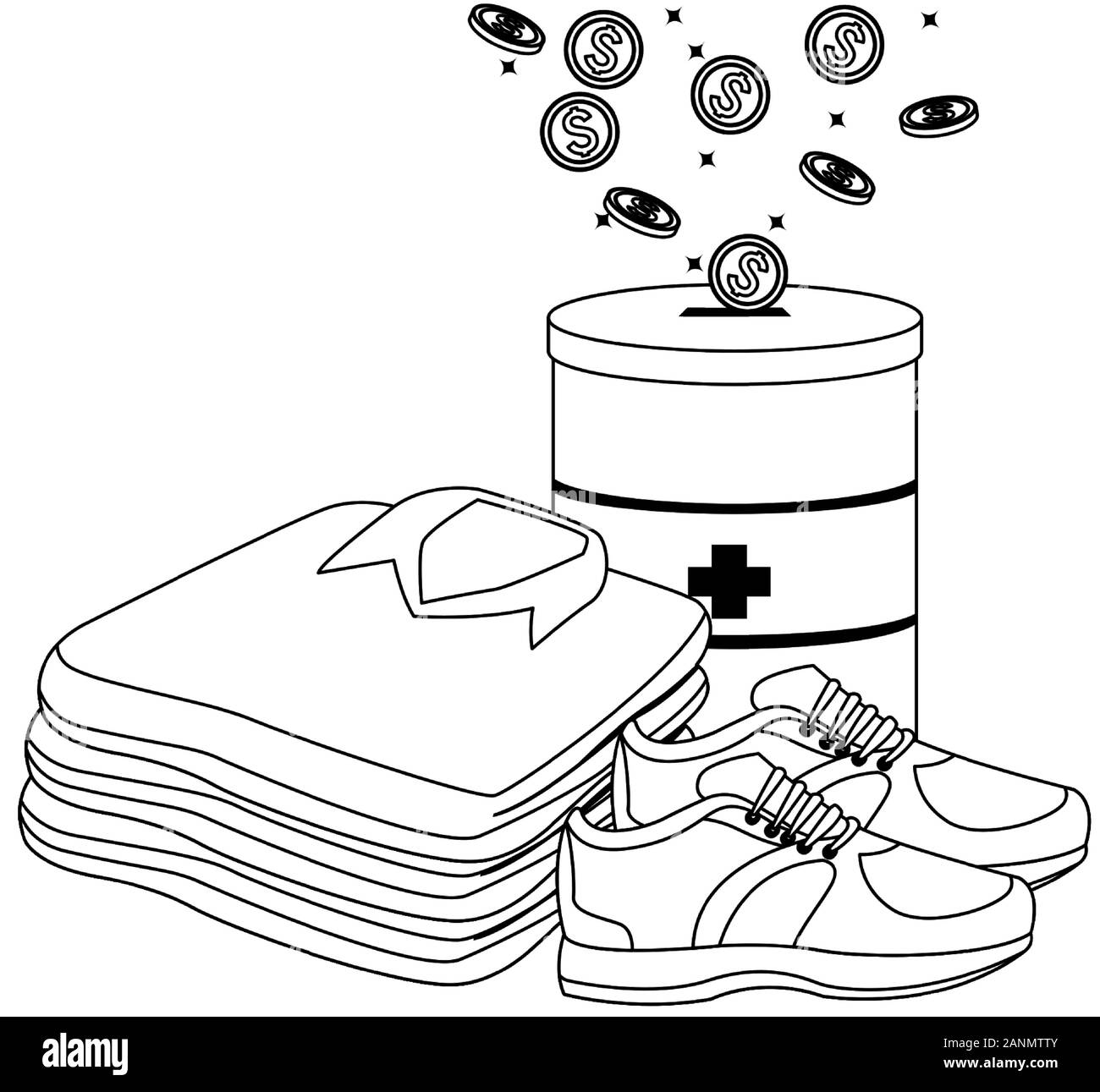 Shoes donation Cut Out Stock Images & Pictures - Alamy