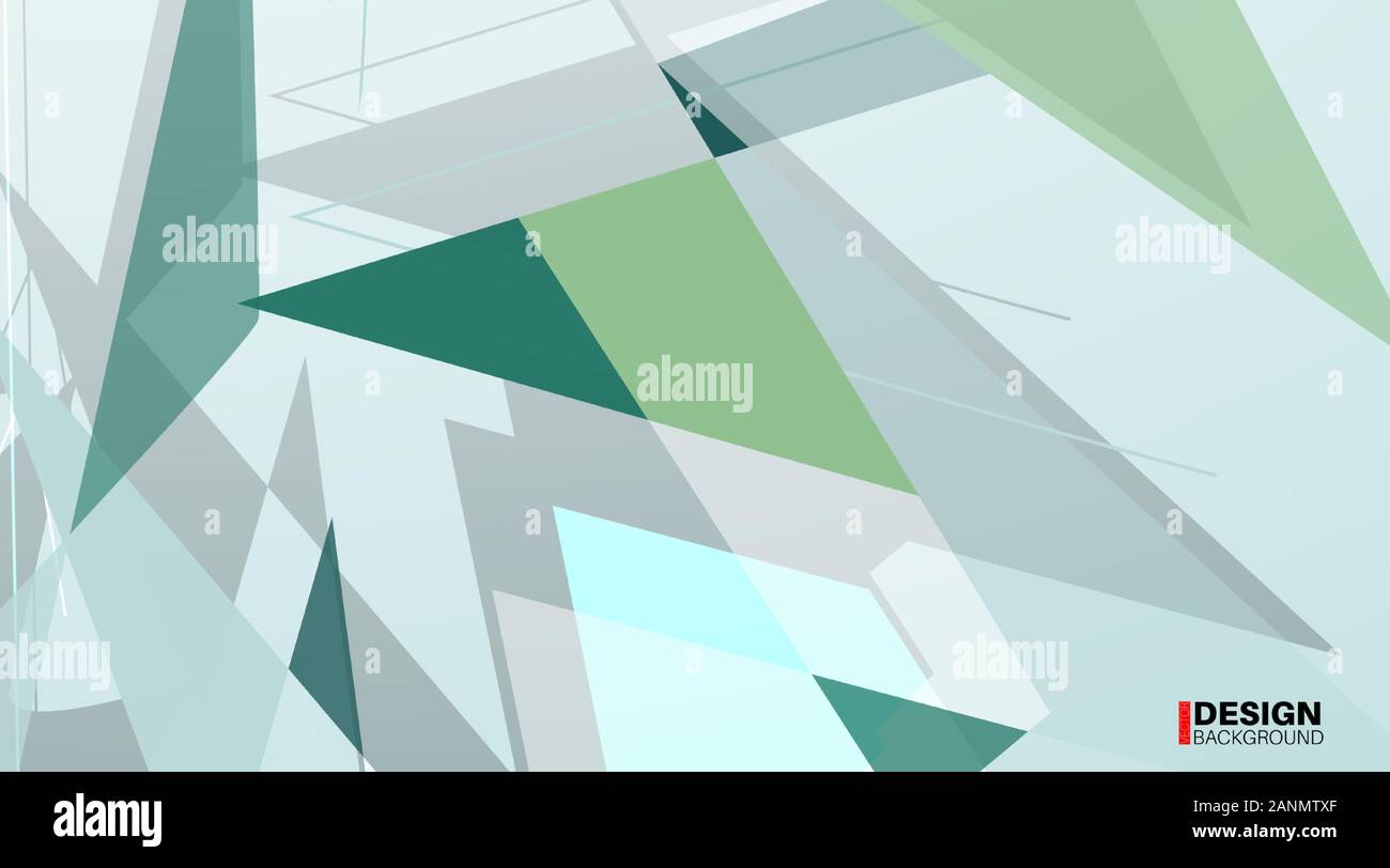 Geometric abstract background. overlap of modern forms the design ...