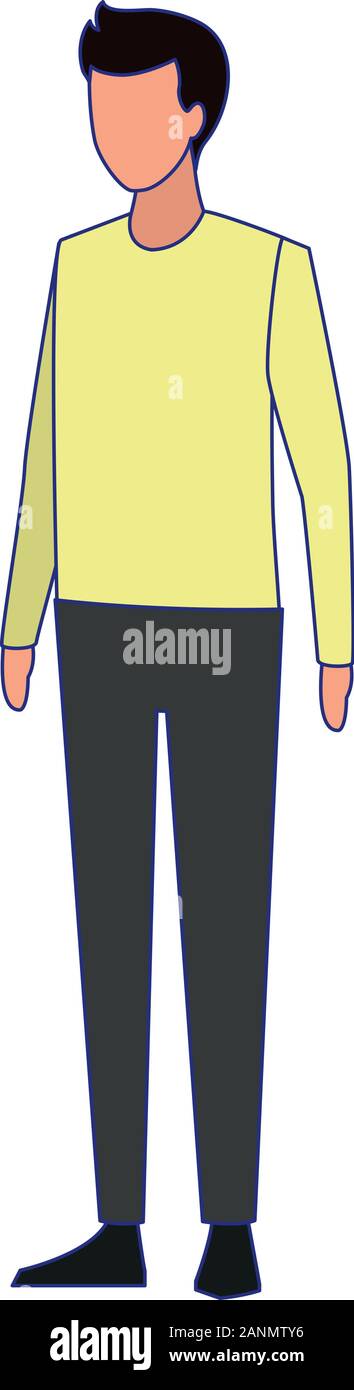 avatar man standing icon, colorful design Stock Vector Image & Art - Alamy