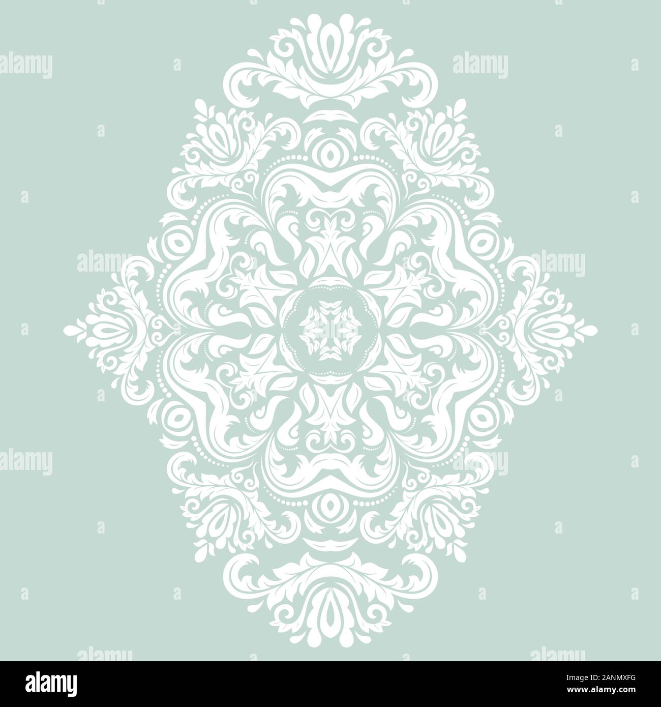 Damask Vector Orient Pattern Stock Vector Image & Art - Alamy