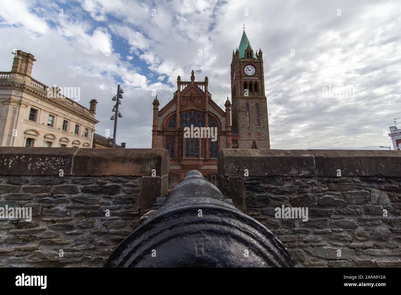 Guildhall square derry hi-res stock photography and images - Alamy