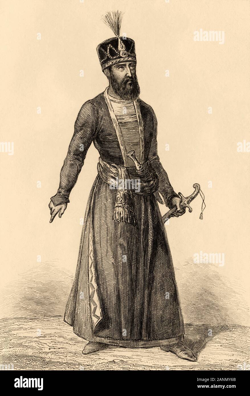 Mohammad Karim Khan Zand. Founder of the Zand dynasty (1705-1779). Iran ...