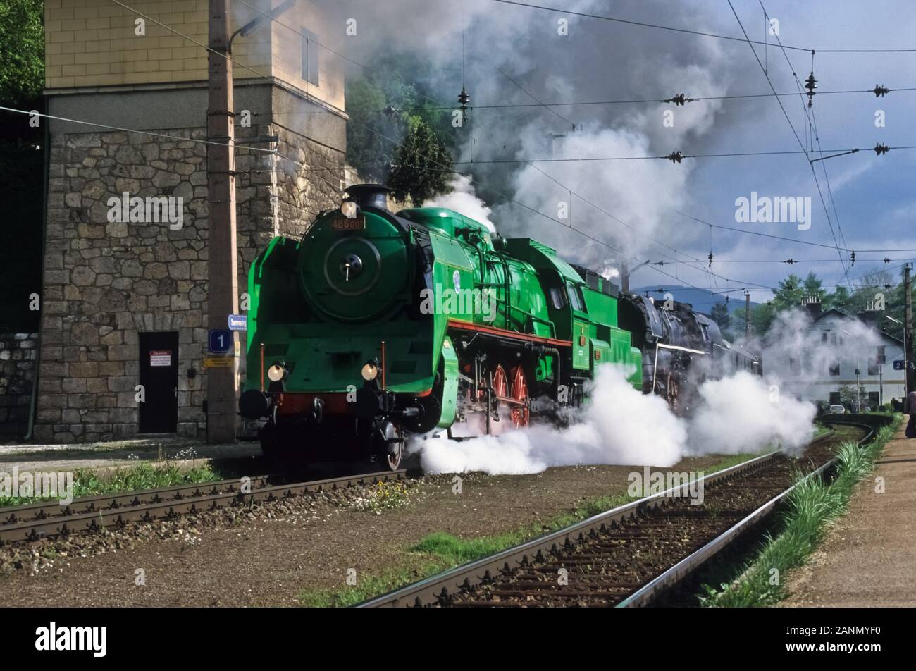 Historische Dampflok - Historic Steam Engine Stock Photo - Alamy
