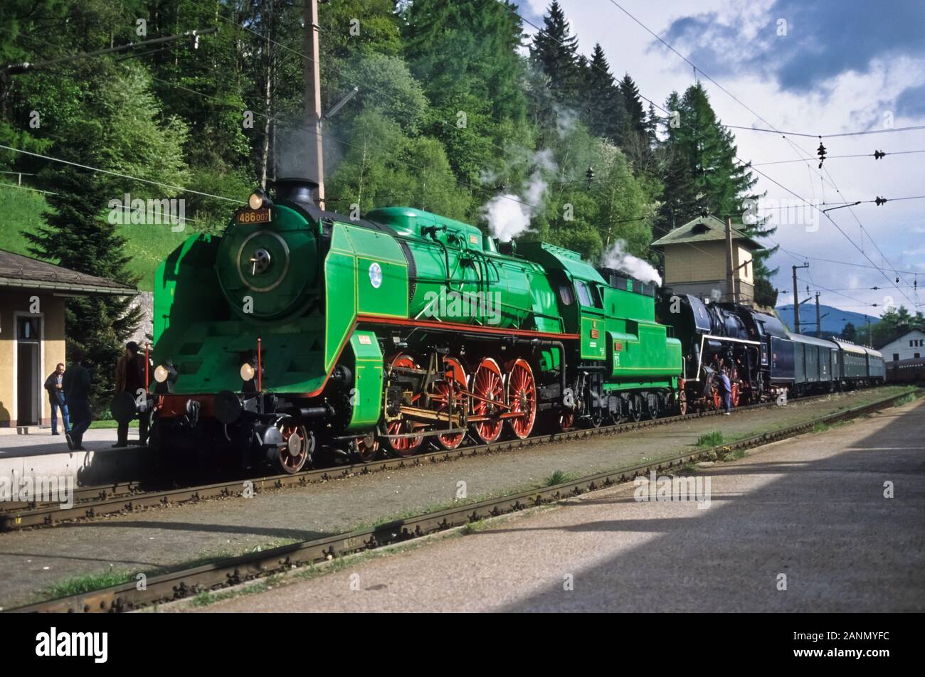 Historische Dampflok - Historic Steam Engine Stock Photo - Alamy