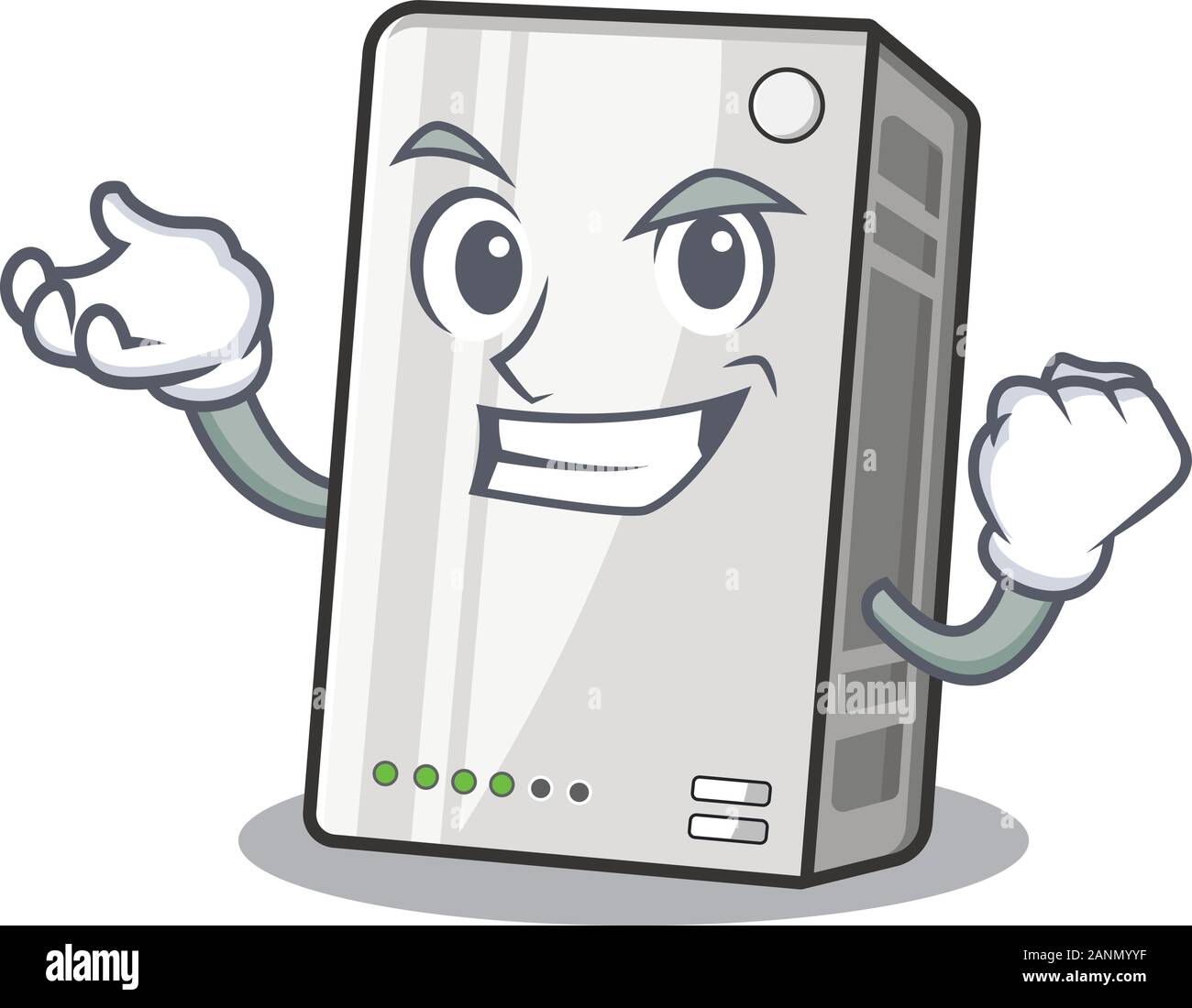 Confident businessman cell phone Stock Vector Images - Alamy