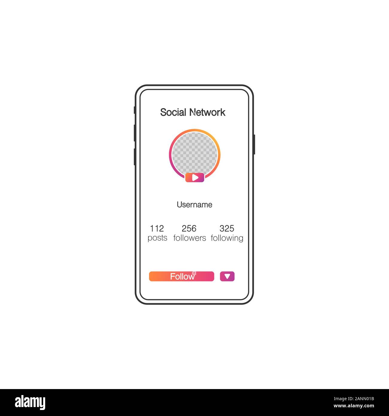 Official profile Cut Out Stock Images & Pictures - Alamy