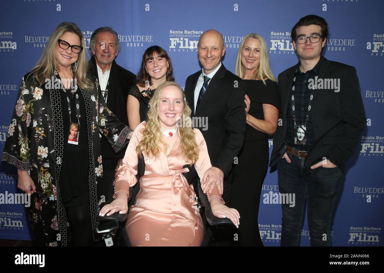 Santa Barbara, Ca. 17th Jan, 2020. ichard Kriegler, Emily Fisher, Lynn ...