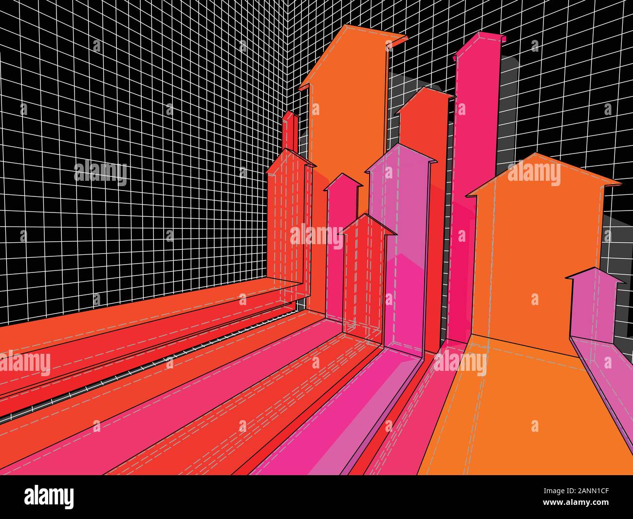 Business chart graph Stock Vector Images - Alamy