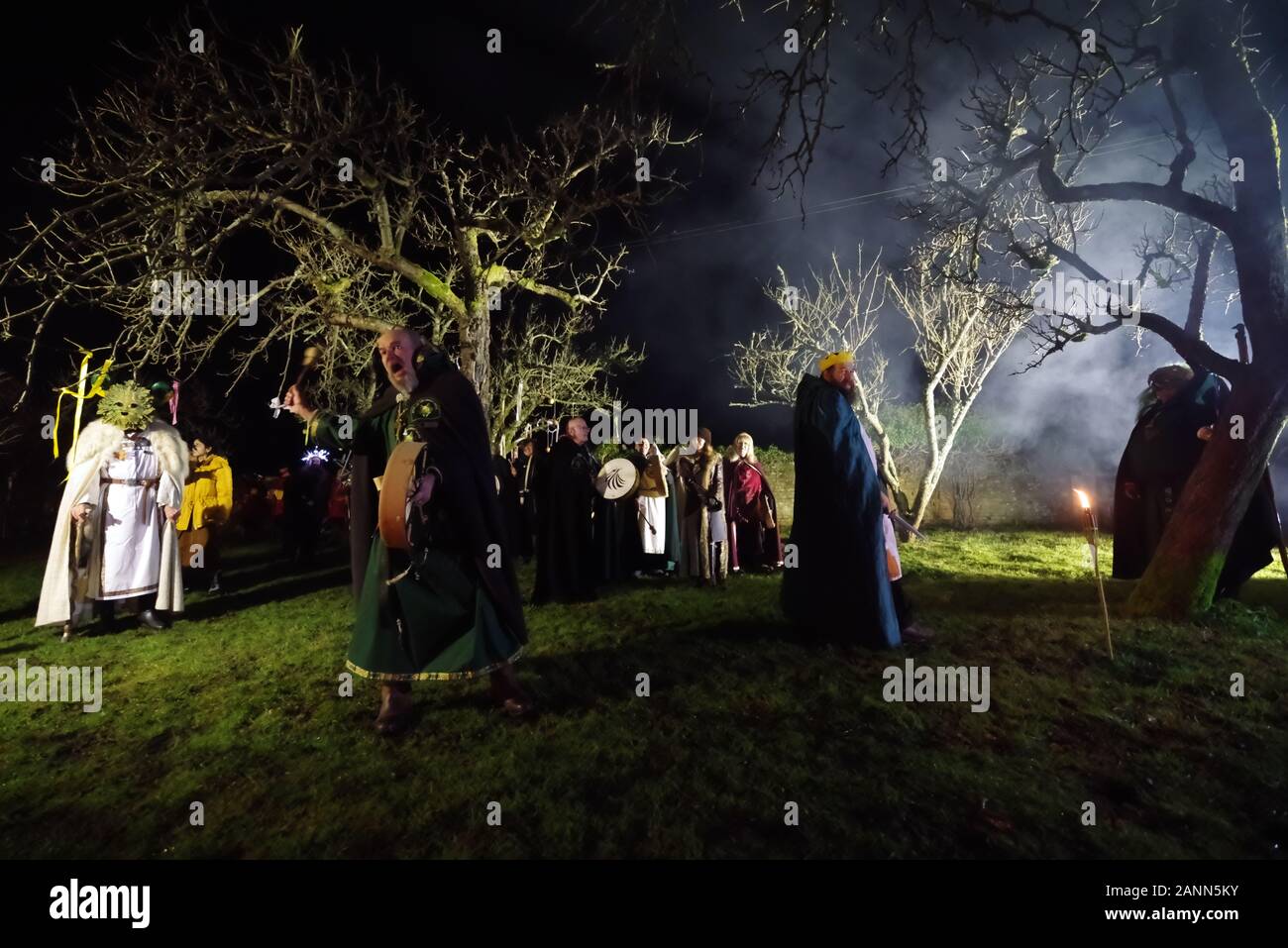 Deans Court’s traditional wassailing celebrations January 17th 2020 in ...