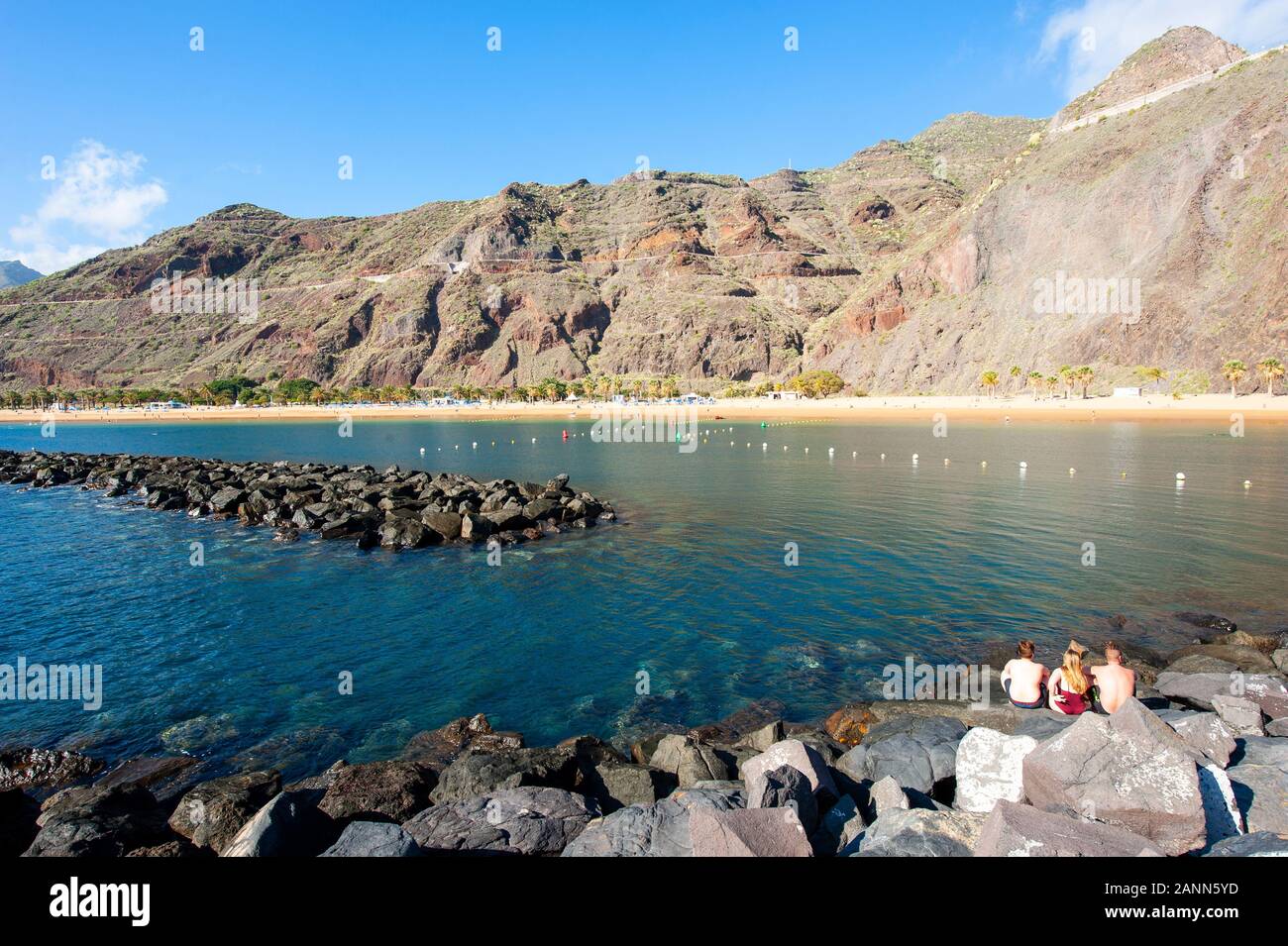 Playa de Las Teresitas is the most beautiful beach on the Canary island ...
