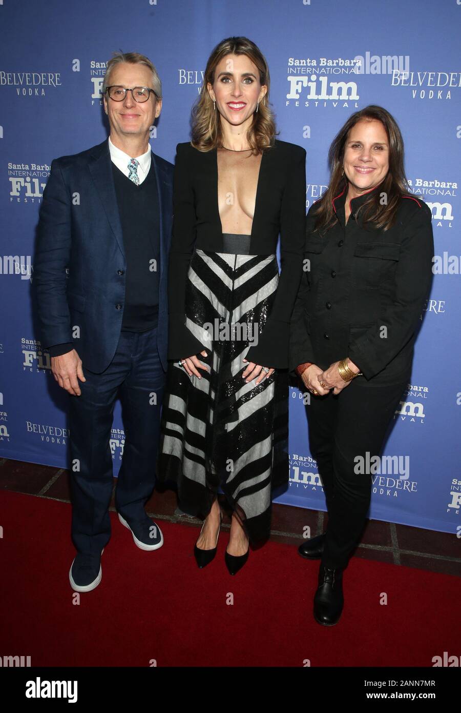 17 January 2020 - Santa Barbara, California - Linus Roache, Sarah Megan ...